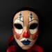 Made to Order .clown Mask. Circus Mask. Halloween Mask. - Etsy