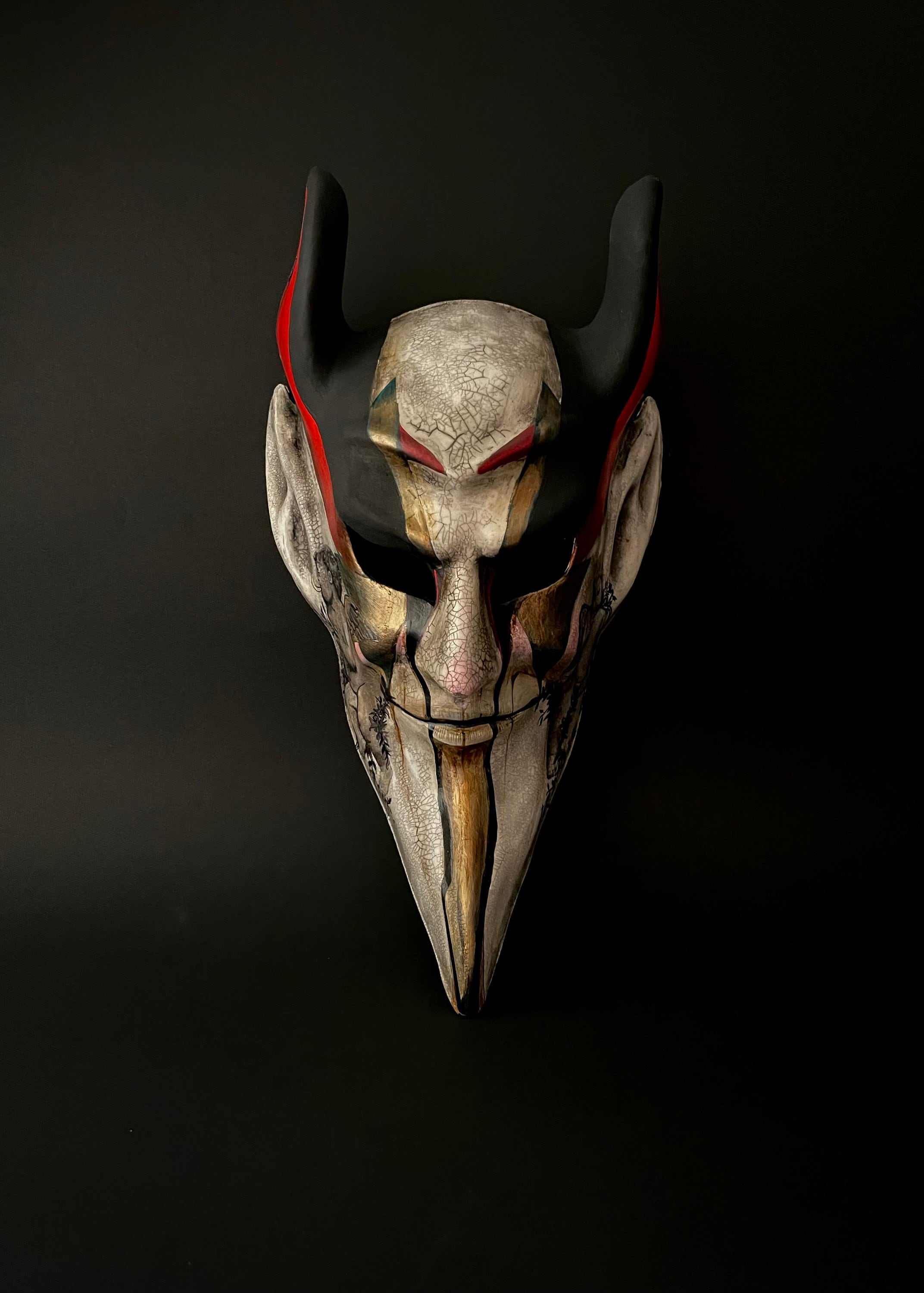 Made to Order . Devil Mask With Angels. Venetian Devil Mask. | Etsy