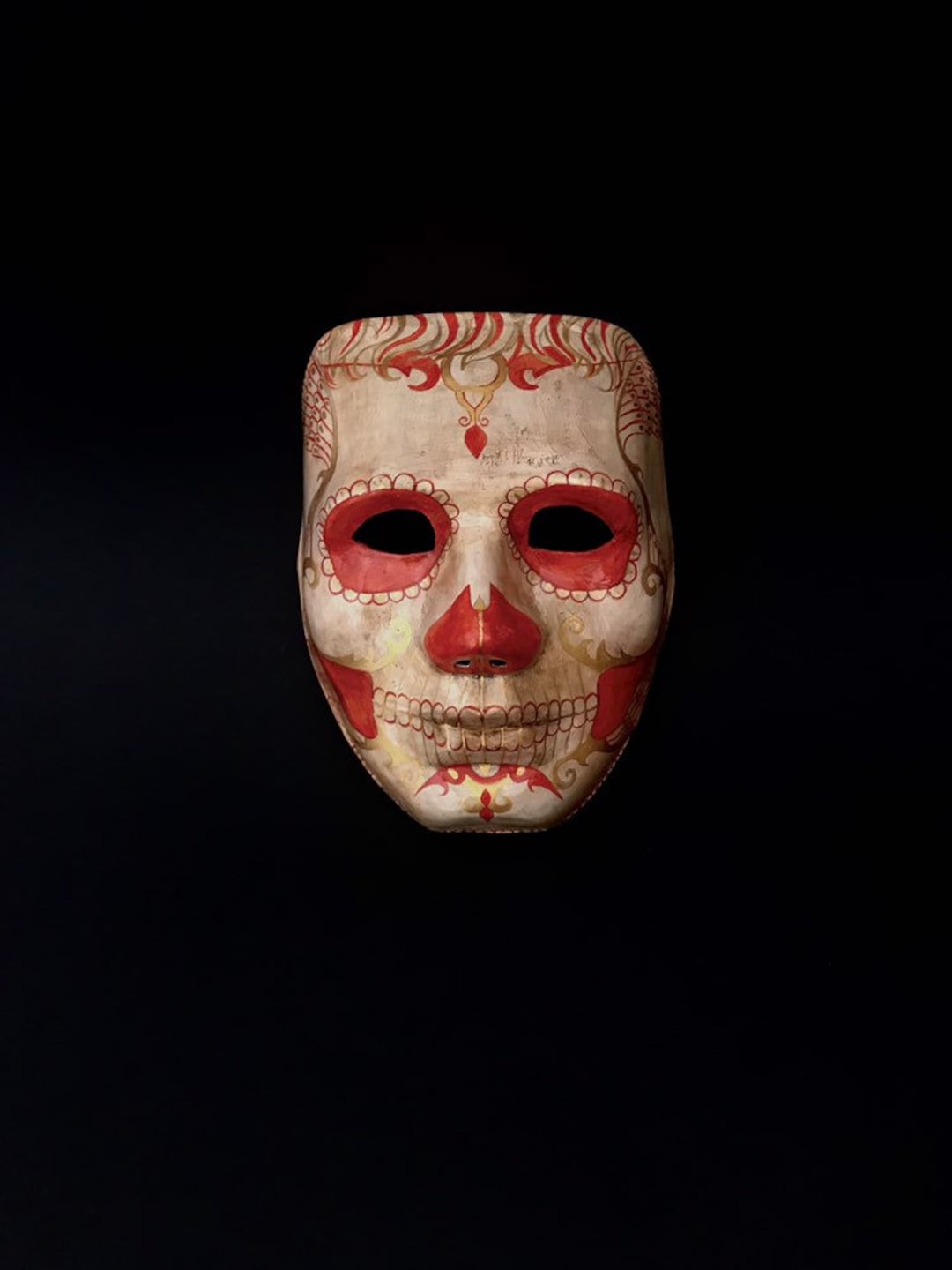 MADE TO ORDER - Day of the Dead Mask for Men.masquerade Mask. - Etsy