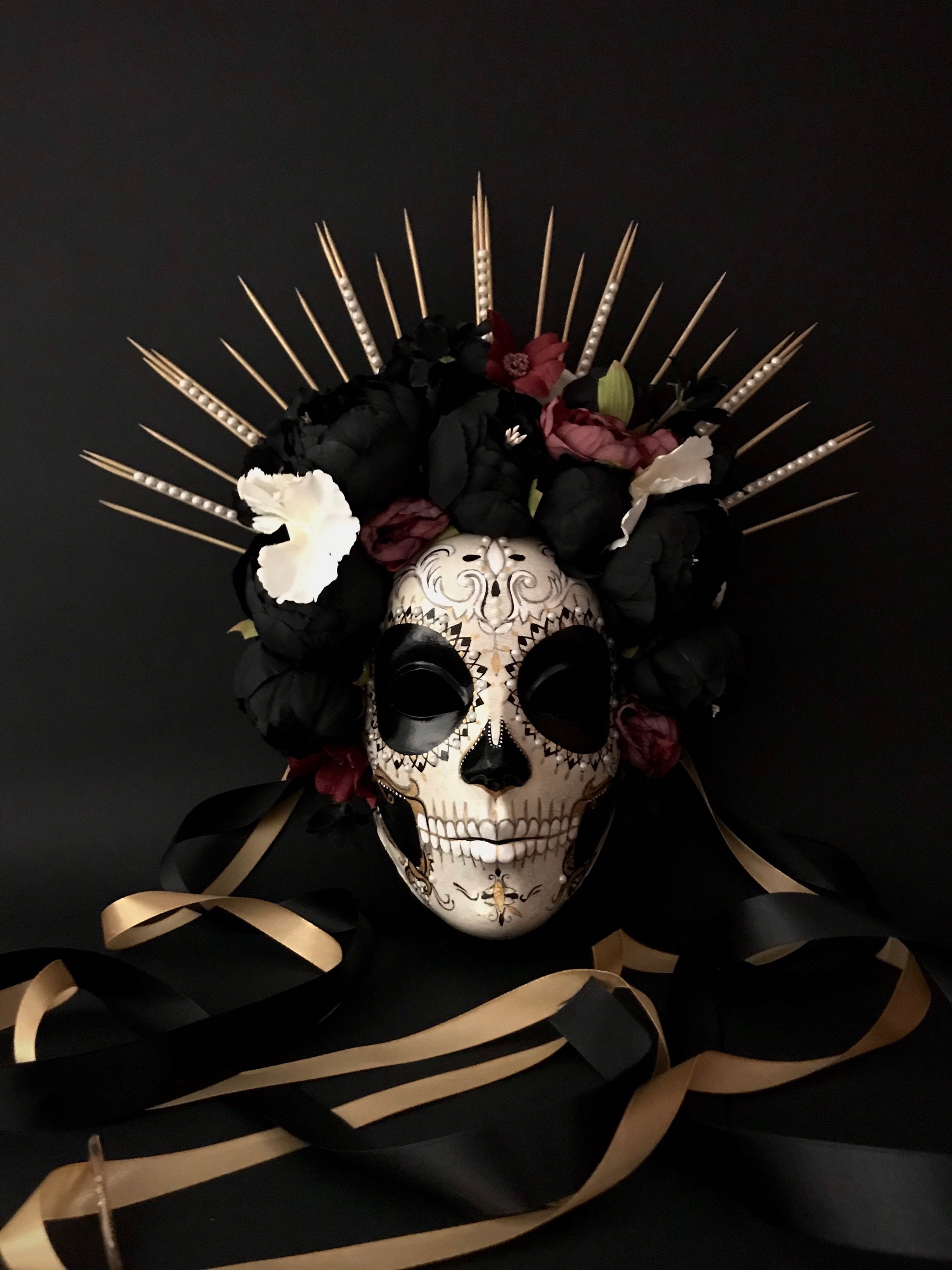 Skull Masquerade Mask Makeup