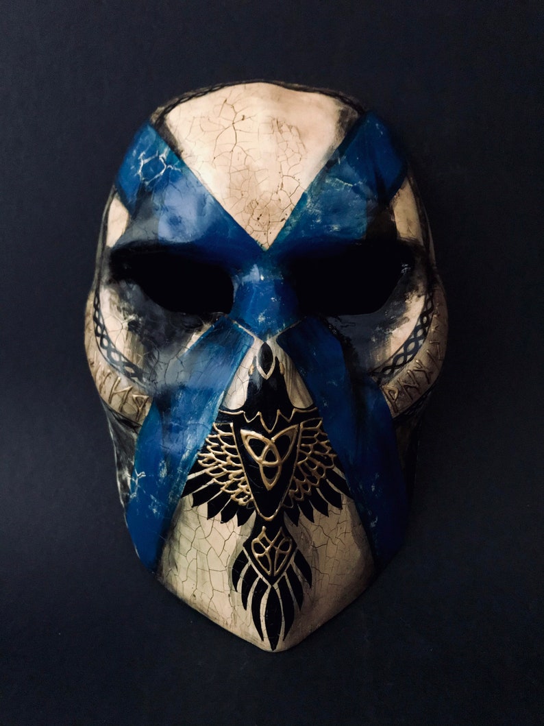 Made to order. Viking mask. Viking warrior. Rune mask. | Etsy