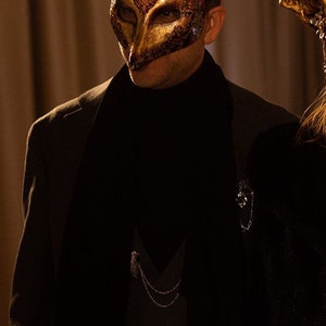 Made to Order. Fox Mask. Masquerade Mask. Gold Mask. Carnival Mask - Etsy