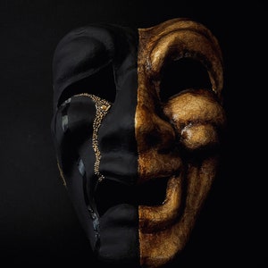 Made to Order. Comedy and Tragedy Mask. Theatre Masks. Carnival Mask ...