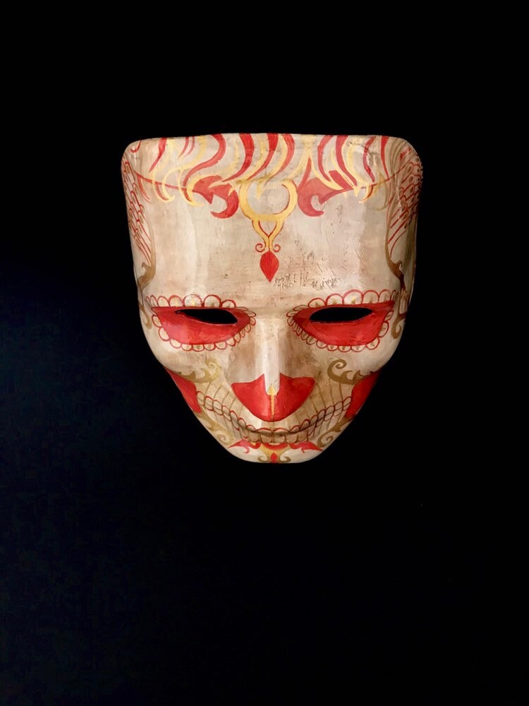MADE TO ORDER Day of the Dead Mask for Men.masquerade Mask. | Etsy