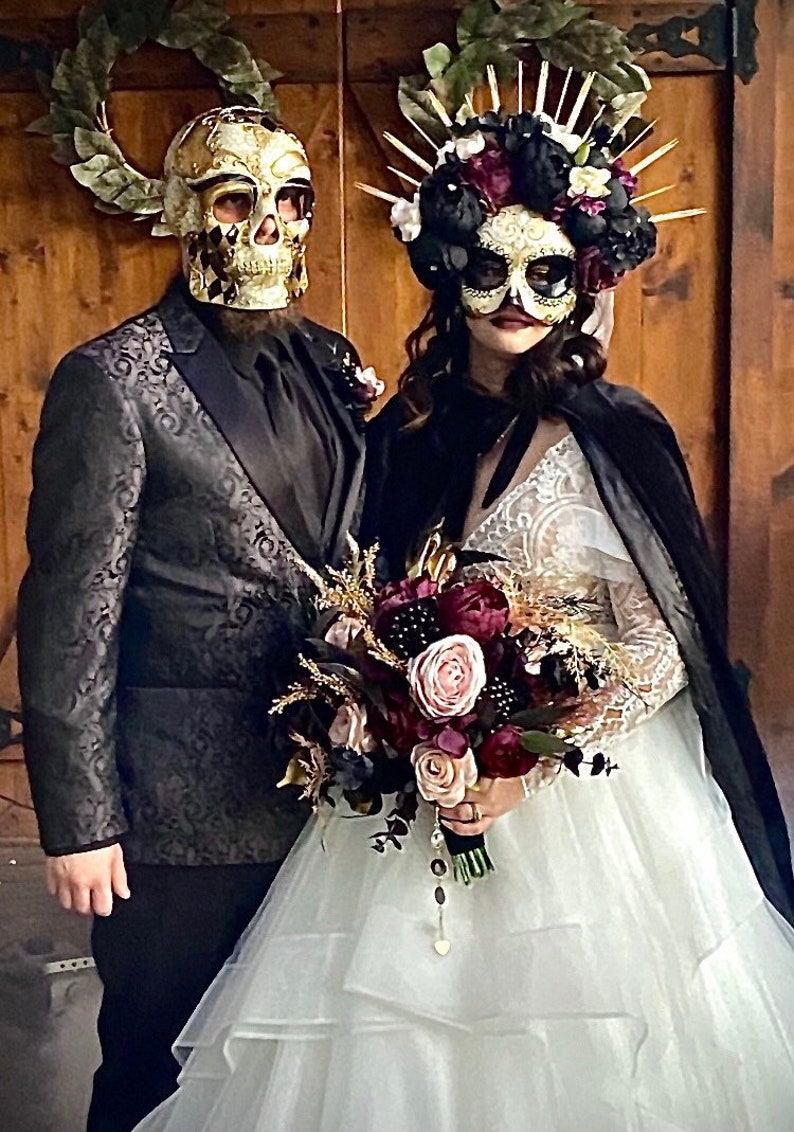 MADE TO ORDER . Half Face Catrina Mask. Catrina Mask With - Etsy