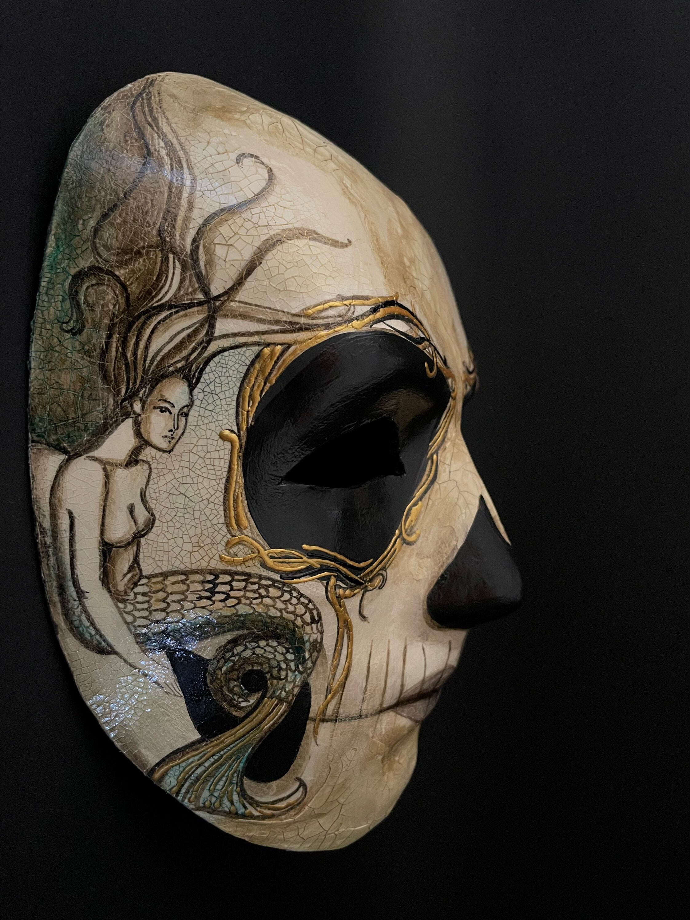 MADE TO ORDER. Day of the Dead Mask. Skull Mask. Masquerade - Etsy