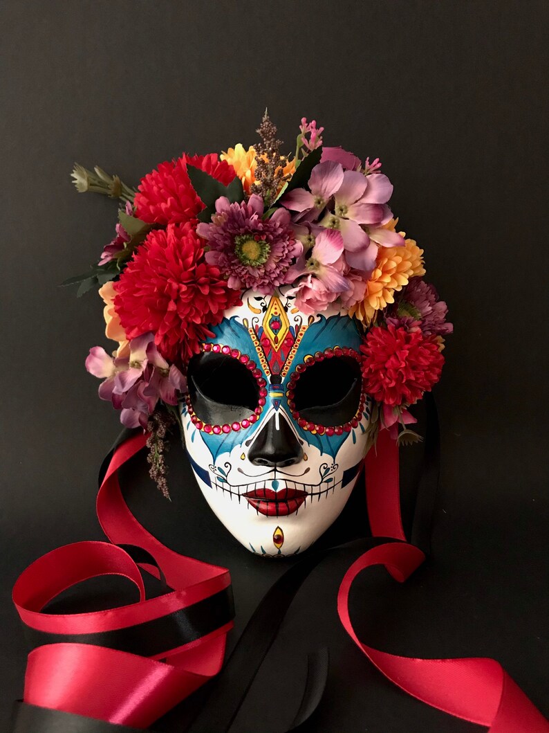 Made to order.Catrina Mask. La Catrina. Dia de Muertos art. | Etsy