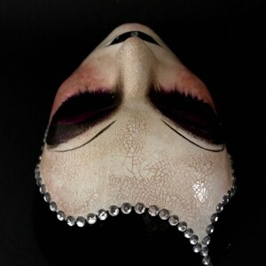 MADE TO ORDER .flapper Mask. Flapper Girl. Flapper Art. Masquerade Mask ...