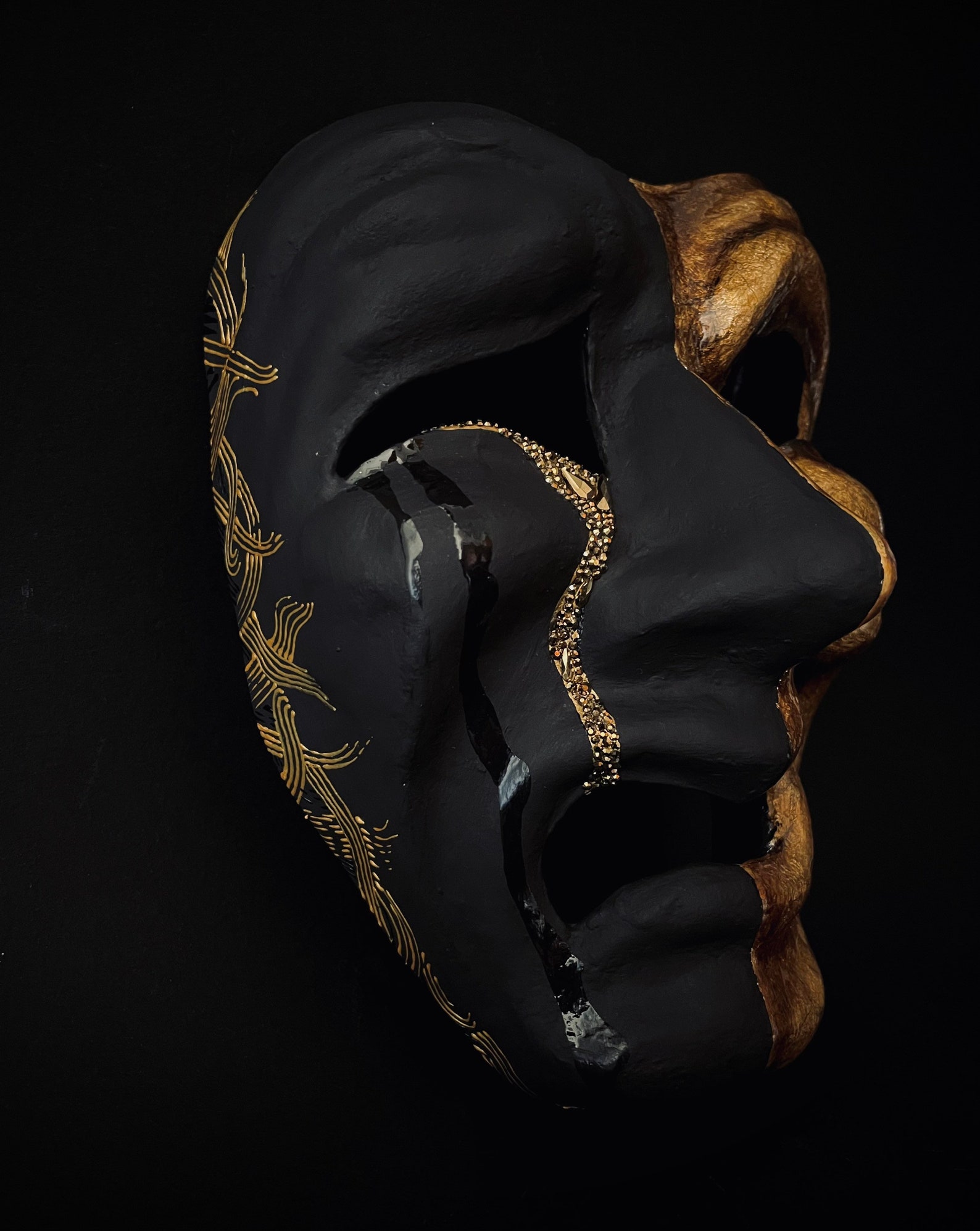 Made to Order. Comedy and Tragedy Mask. Theatre Masks. - Etsy