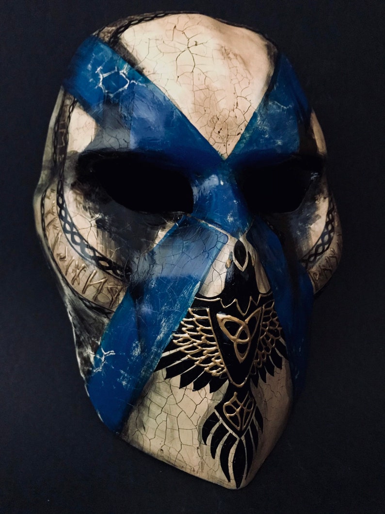 MADE TO ORDER . Viking Mask. Viking Warrior. Rune Mask. - Etsy