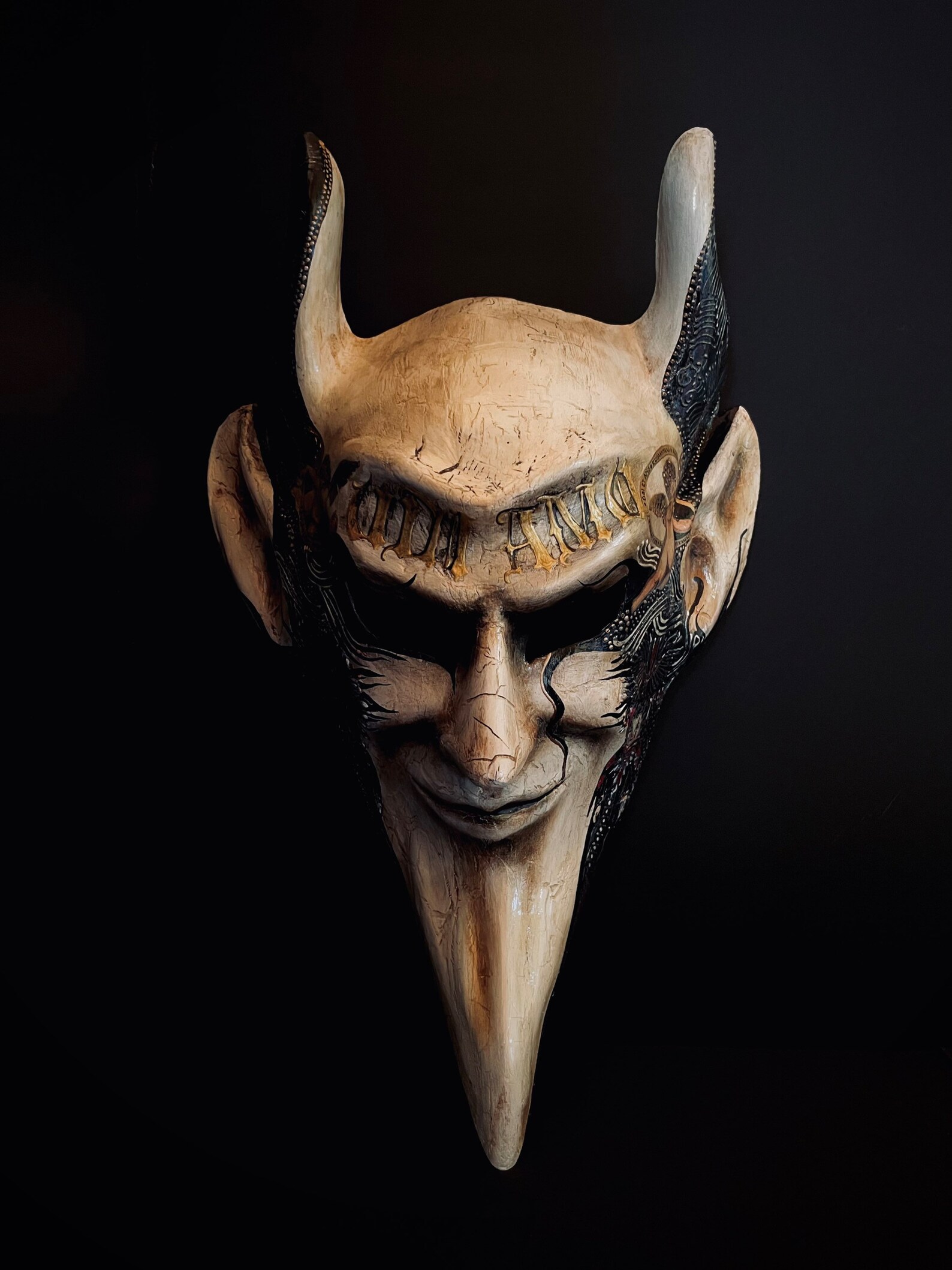 Made to Order. Limited Edition Devil Mask. Devil Mask With - Etsy