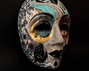 Moon Masquerade Mask - Etsy