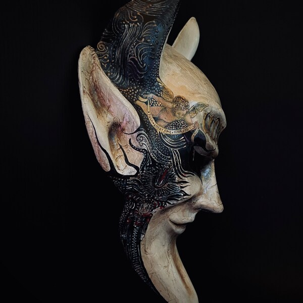 Devil Mask - Etsy