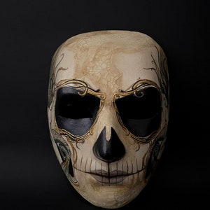 MADE TO ORDER. Day of the Dead Mask. Skull Mask. Masquerade Mask for ...