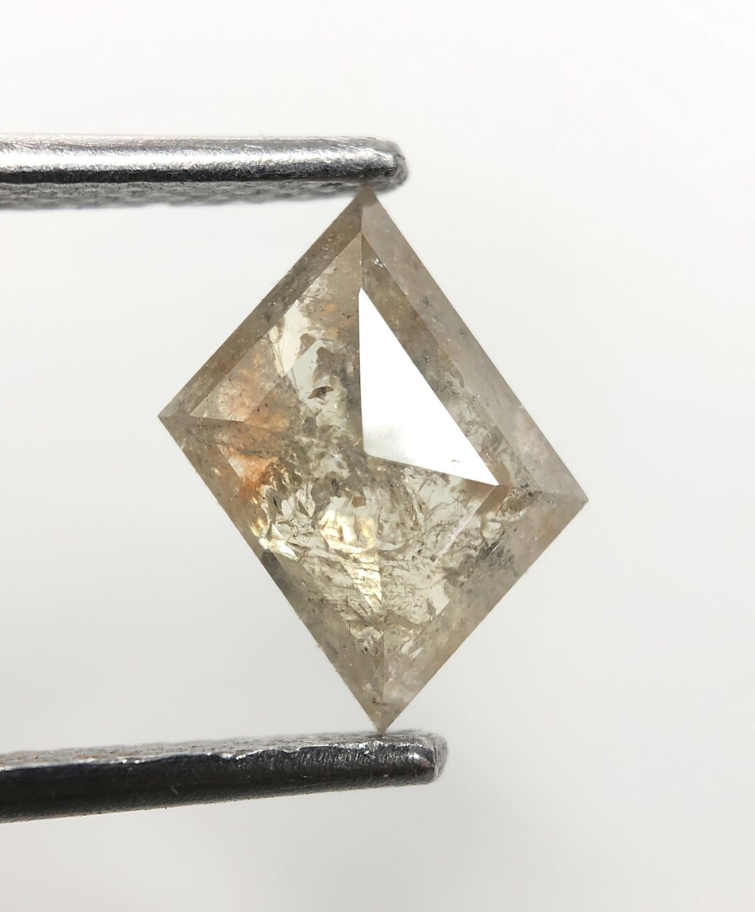 1.51 CT 10.26 X 8.26 MM Rustic Shield Shape Diamond, Natural Loose ...