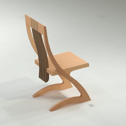 Parametric Chair Design DXF File Cnc Cut Plywood Chair - Etsy