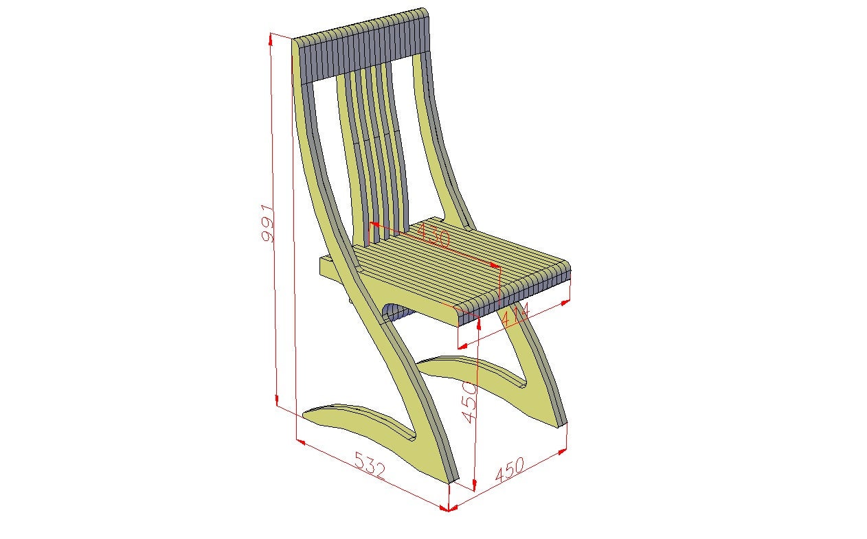 CNC Chair Design Chair Dxf CNC Plan Cnc Router Cut Files - Etsy Canada