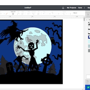 3d Halloween SVG DXF Cut Files Scary Halloween Svg Layered - Etsy