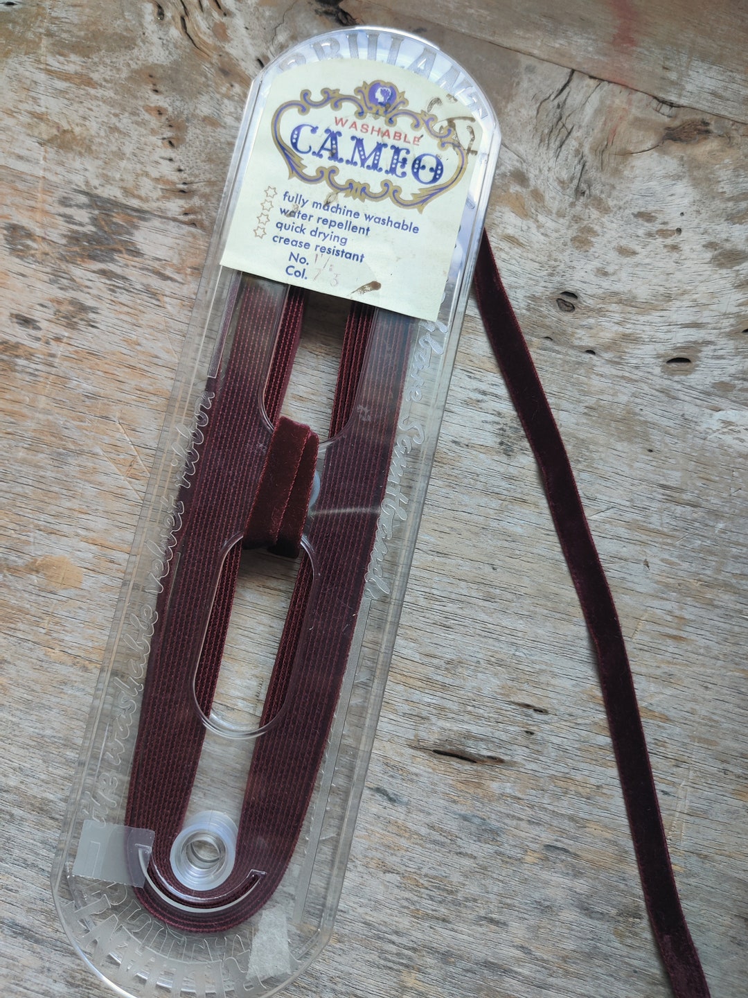 Velvet Trim, Vintage, Original Packaging, Wine, DIY, Craft, Notions ...