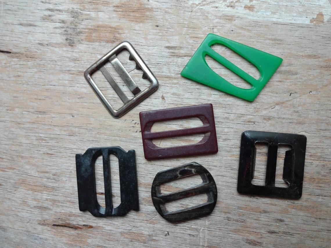Lot of Vintage Belt Buckles Belt Loops Fastener Dress Belt - Etsy