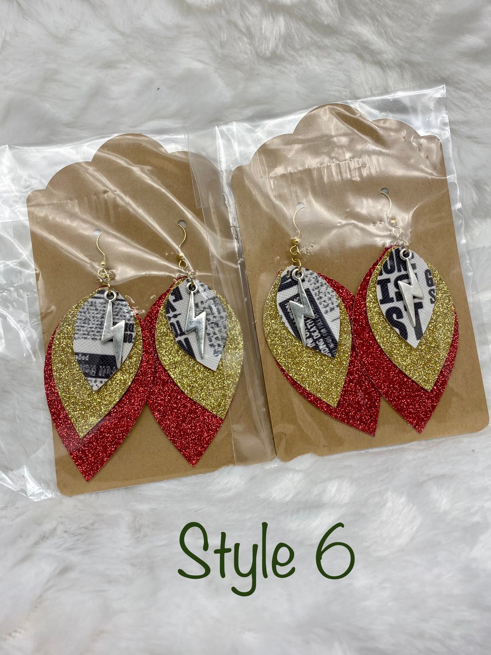 Harry Potter Hair Bows Matching Earrings Faux Leather Bows - Etsy