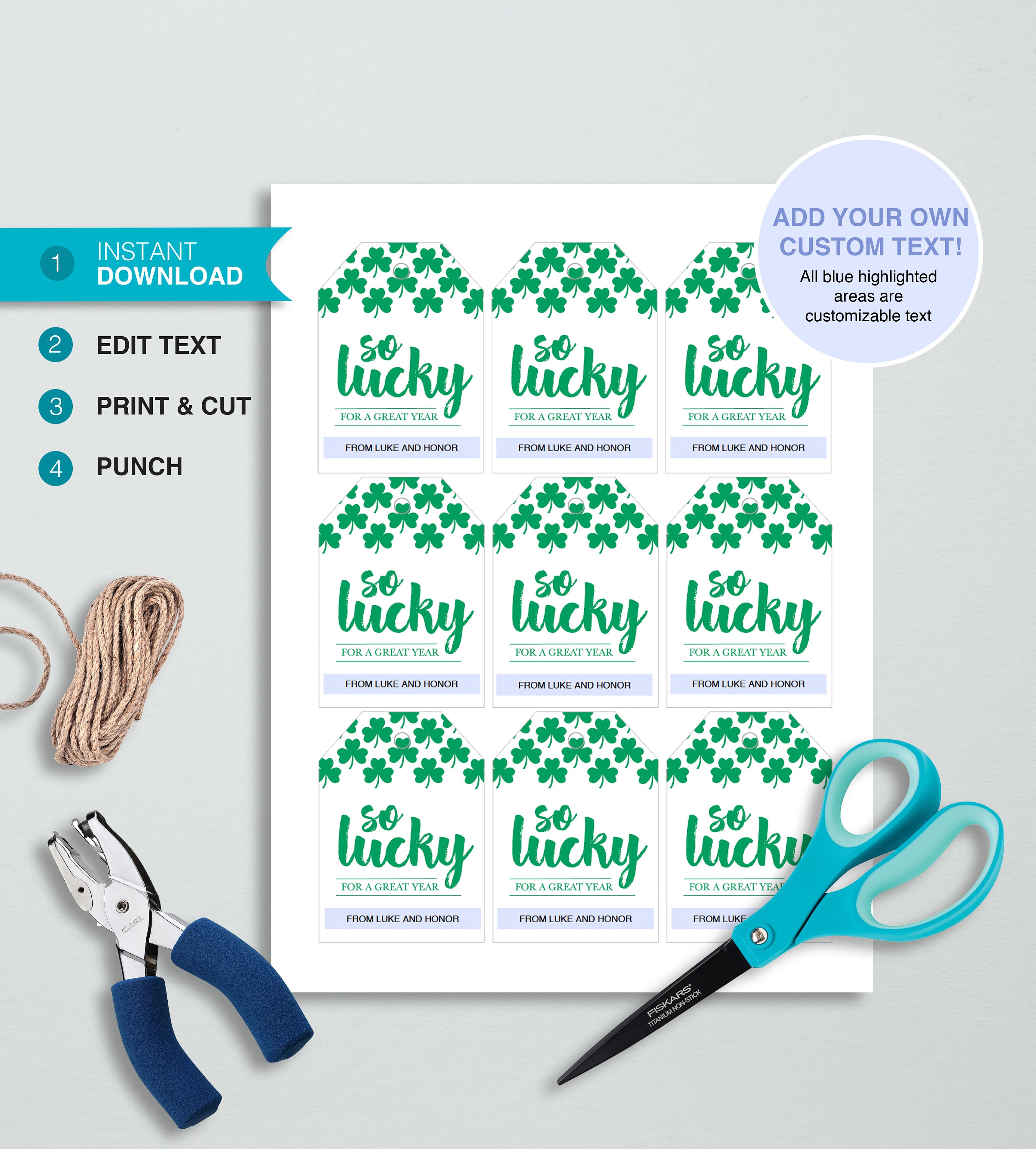 Teacher Appreciation Gift Tags - Editable Template, Teacher Gift Tags ...