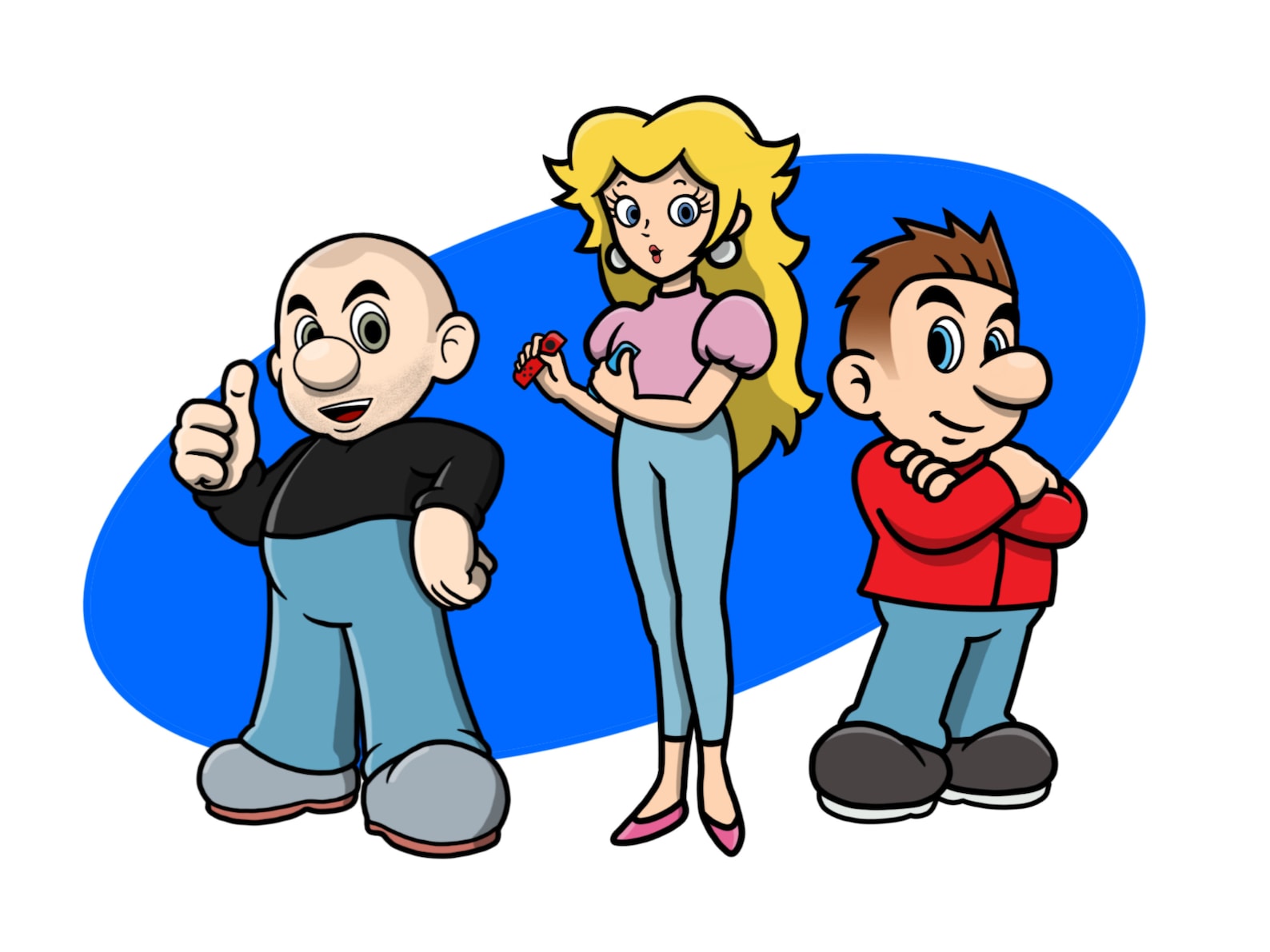 Personalised Mario Style Cartoon Gaming Caricature - Etsy