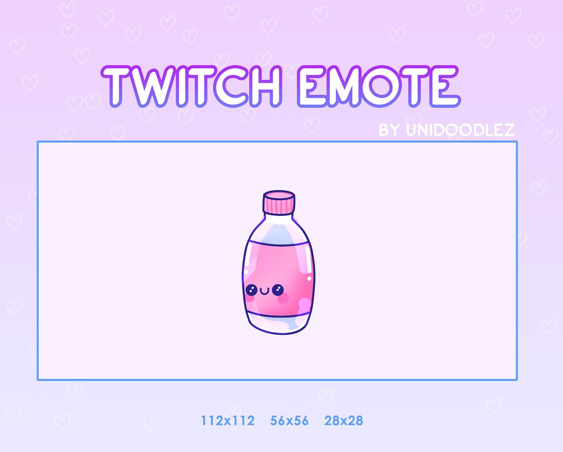 Kawaii Water Emote/ Premade Twitch Emotes/ Affiliate Streamer - Etsy Canada