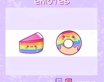Pride Cat Emotes/ Premade Twitch Emotes/ LGBTQ+ / Affiliate Streamer ...