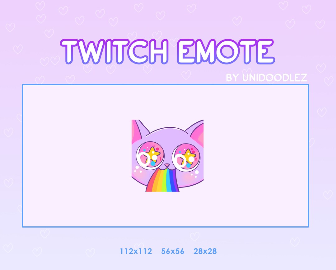 Pride Cat Emote/ Premade Twitch Emote/ LGBTQ+ / Affiliate Streamer ...