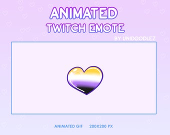 Non-binary Axolotl Twitch Emotes/ Emote Set/ Twitch Youtube - Etsy