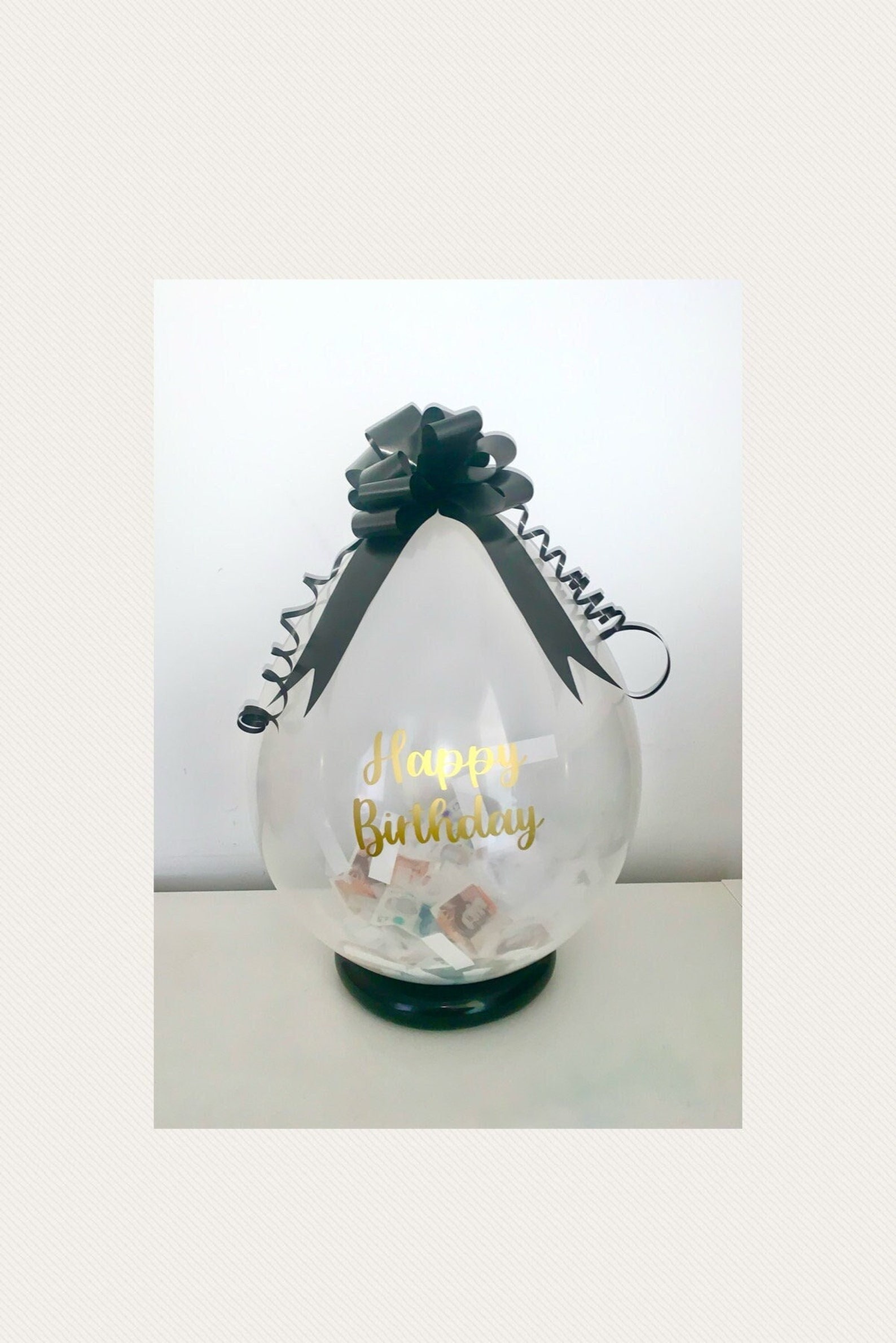 Money Balloon Pop Me Balloon Personalised Birthday Money Eid - Etsy UK