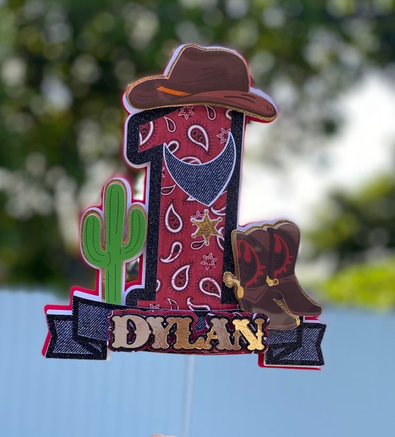 Rodeo Cake Topper / Cowboy Cake Topper / Rodeo Party / Cowgirl - Etsy