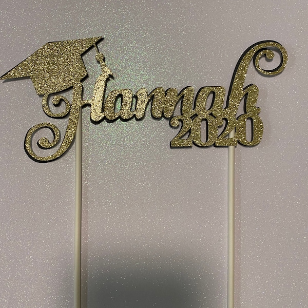 2020 Cake Topper - Etsy