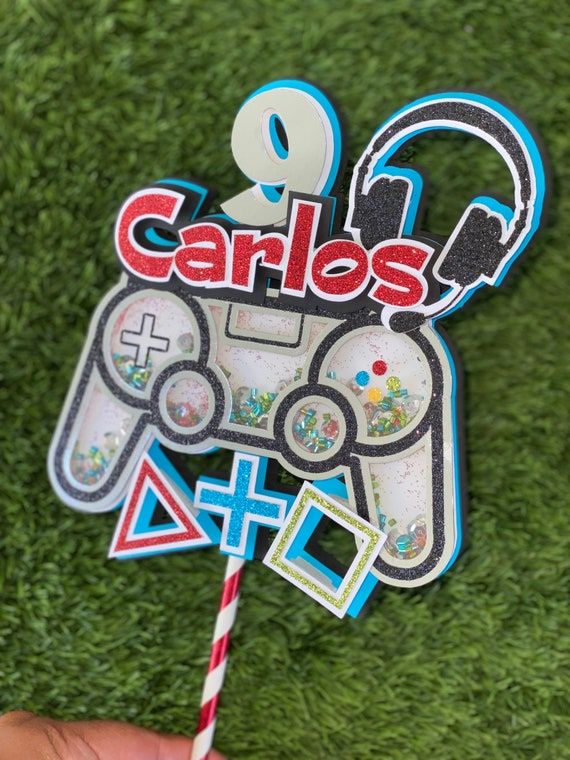 Video Game Cake Topper/ Gamer Cake Topper/ Controller Cake - Etsy