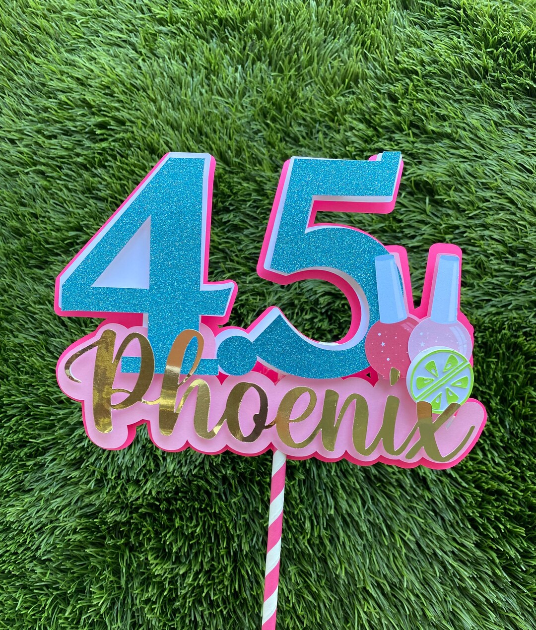 Cake Topper/ Spa / Spa Cake Topper/ Treats Toppers - Etsy