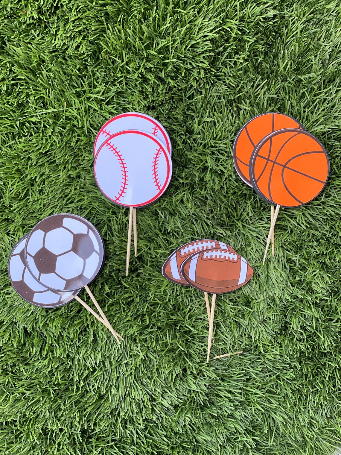 Cake Topper/ Sports Cake Topper/ Sports Party Supplies / - Etsy