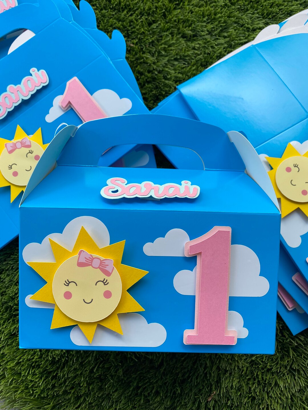 Sunshine Treats Box / Sunshine Goodie Box / One Birthday / Birthday ...