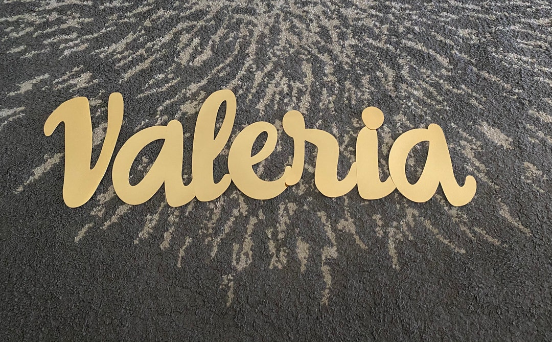 Customizable Backdrop Name/ Letters / Foil Gold, Silver, Green, Red ...