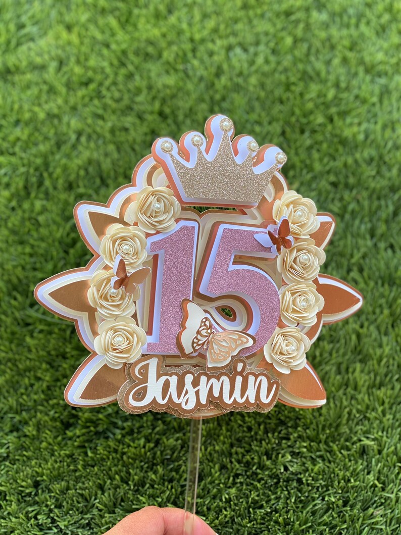 Sweet 16 Cake Topper/ 16th Birthday Cake Topper/15th Birthday/party ...
