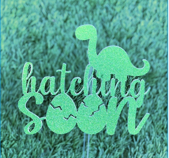 Customizable Hatching Soon Cake Topper / Baby Shower / Gender - Etsy