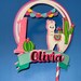 Inspired/ Llama Cake Topper/ Cactus/ Girls Birthday/ Treats Toppers ...