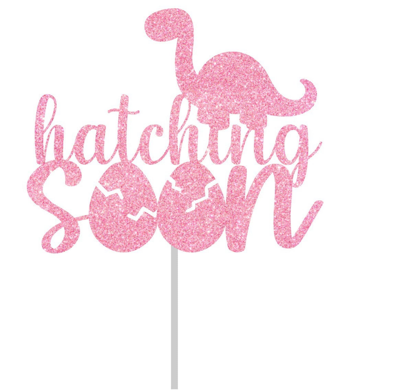 Customizable Hatching Soon Cake Topper / Baby Shower / Gender - Etsy