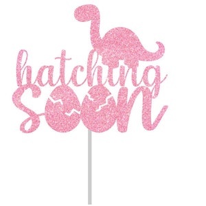 Customizable Hatching Soon Cake Topper / Baby Shower / Gender - Etsy ...