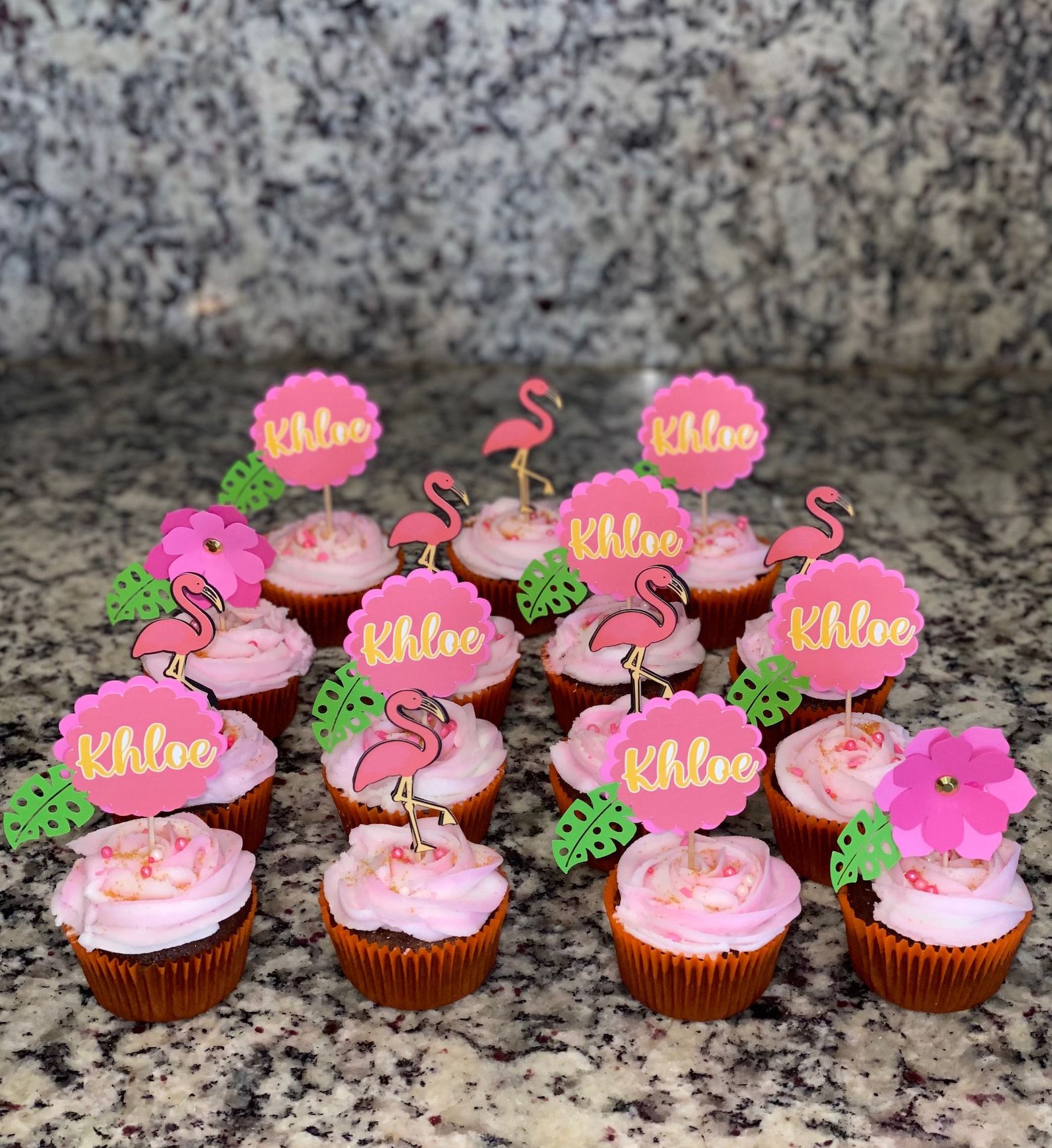 Inspired Flamingos Cake Topper / Tropical Party/ Birthday | Etsy