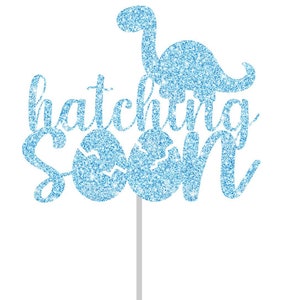 Customizable Hatching Soon Cake Topper / Baby Shower / Gender Reveal ...