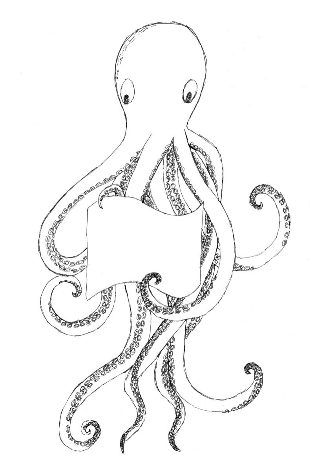 Printable: Set of 4 Octopus Folding Cards in A4 Format to Print Out and ...