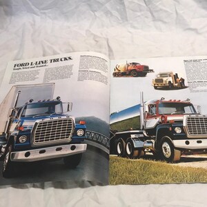 1982 Ford L-line 800-9000 Series Trucks Sales Brochure - Etsy