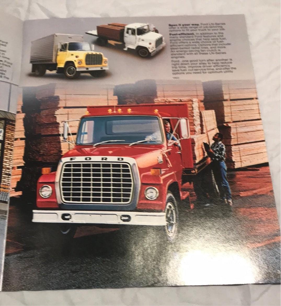 1982 Ford Ln Series 600-7000 Series Trucks Sales Brochure - Etsy
