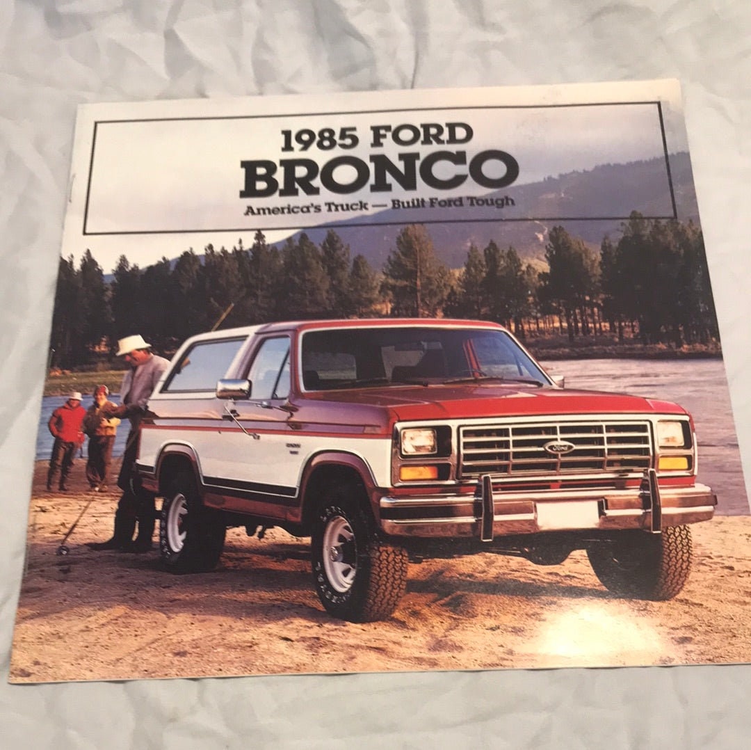 1985 Ford Bronco Sales Brochure - Etsy